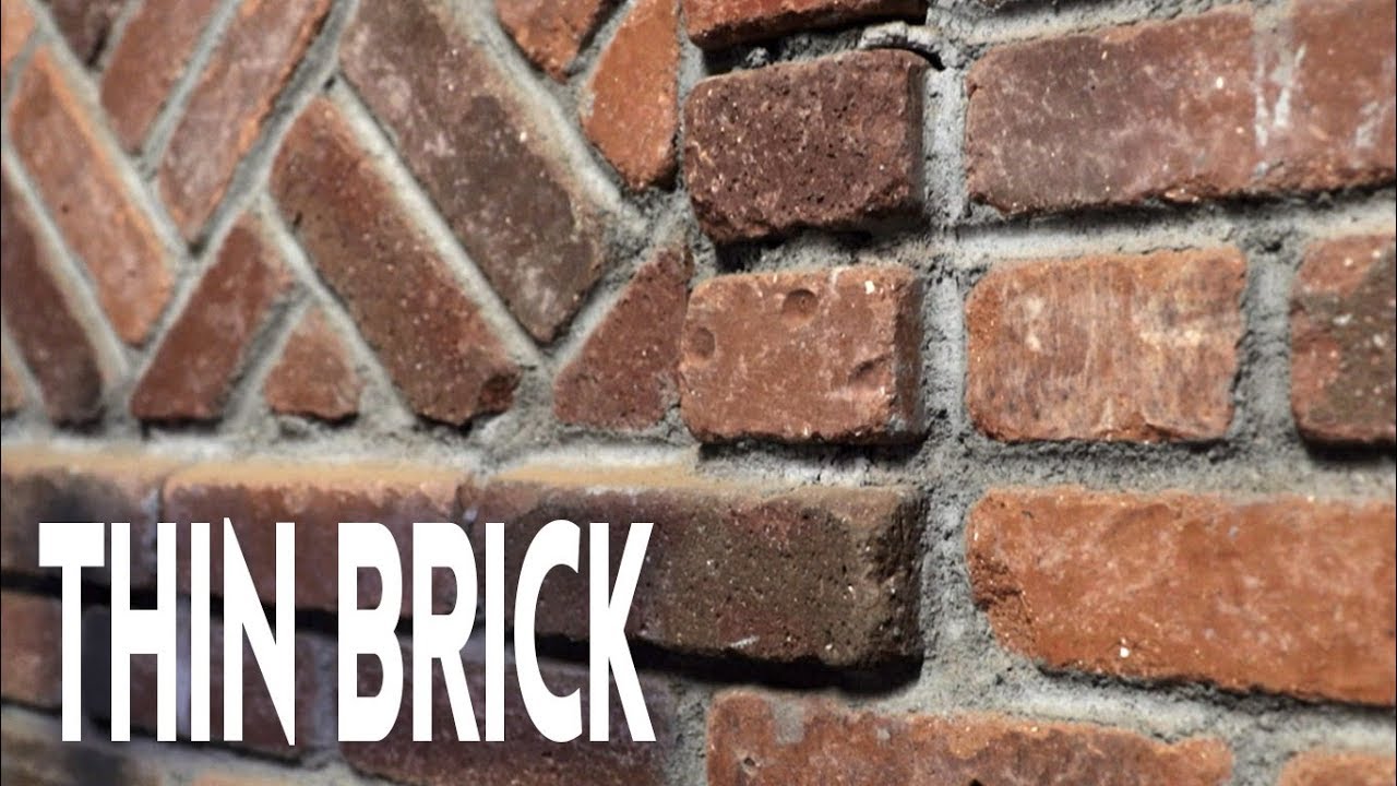How To Lay Thin Brick Like A Pro Youtube