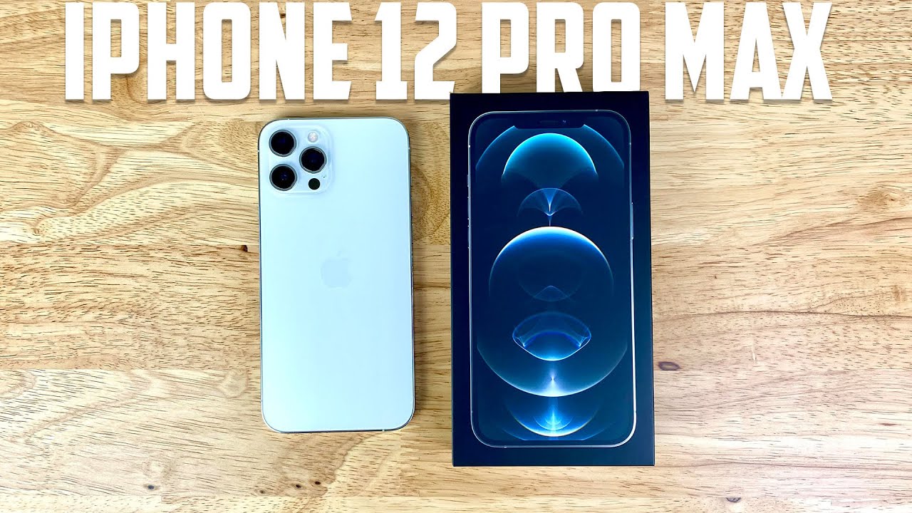 Silver Iphone 12 Pro Max Unboxing And First Impressions Youtube