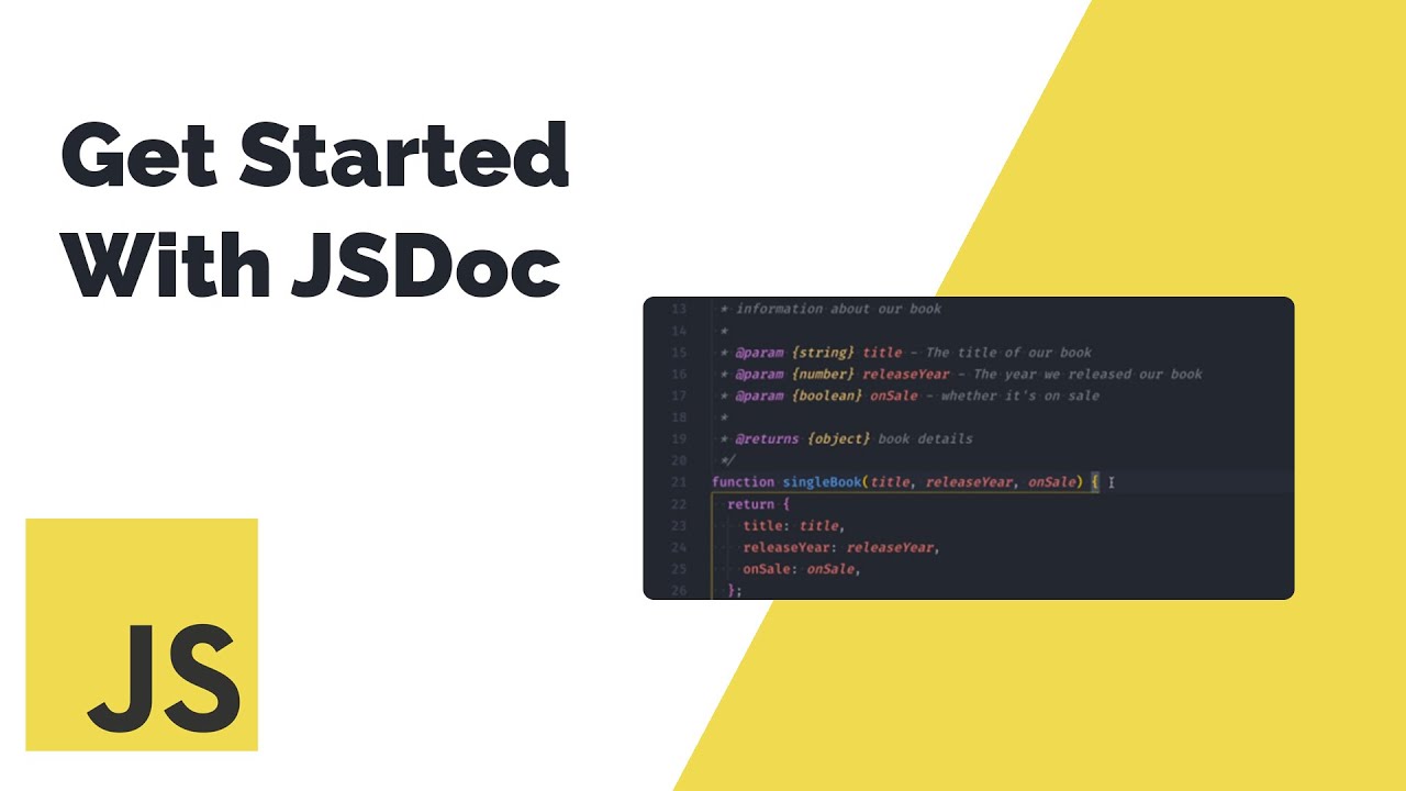 Get Started With Jsdoc Crash Course Youtube