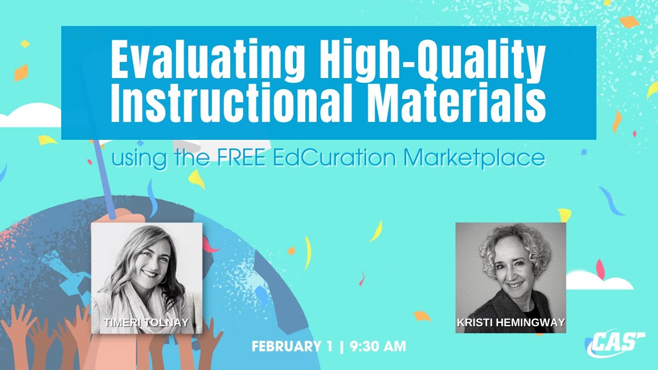 Evaluating High Quality Instructional Materials Youtube