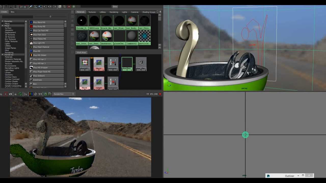 Pixar Renderman Studio 18 Maya 2014 Youtube