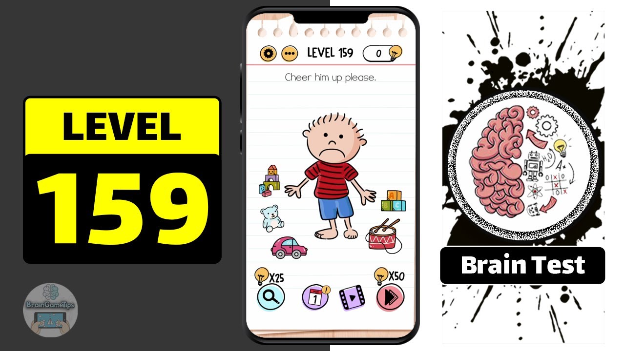 Brain Test Level 159 Walkthrough Youtube