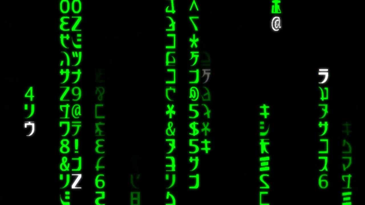 Matrix Raining Code Animation Youtube