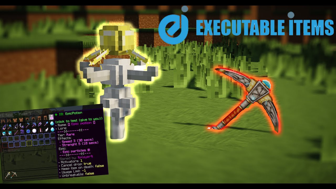 Custom Items Plugin Premium Minecraft Plugins Youtube