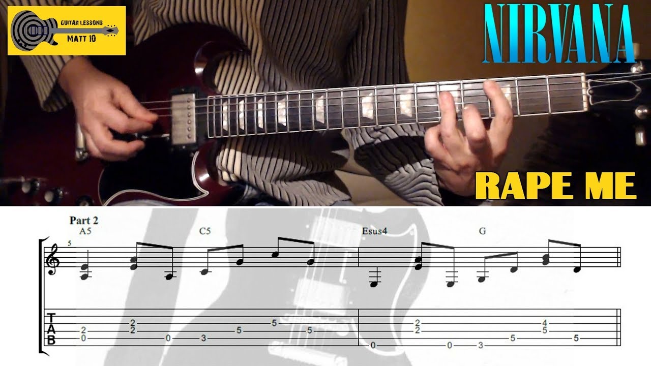 Lithium Guitar Chords