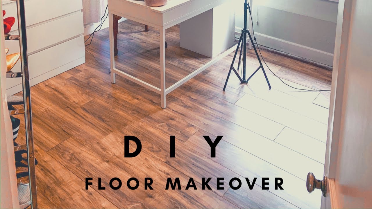 Diy Floor Makeover Youtube