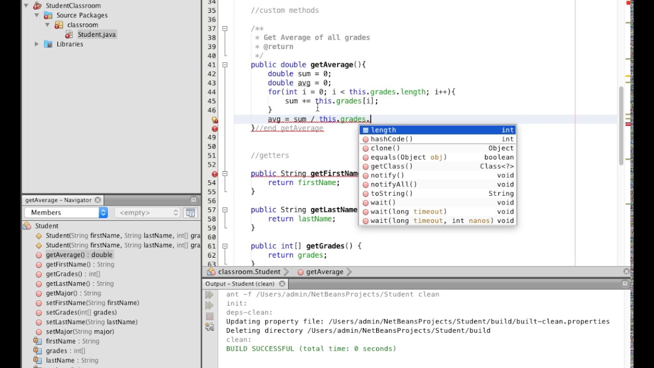 Java Create Class Add Methods Print To Console With Format Youtube