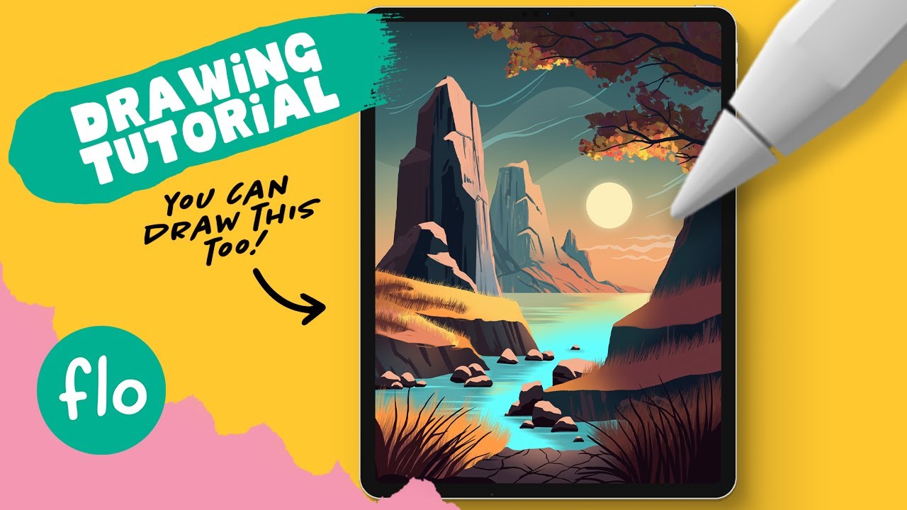 How To Draw Landscapes In Procreate