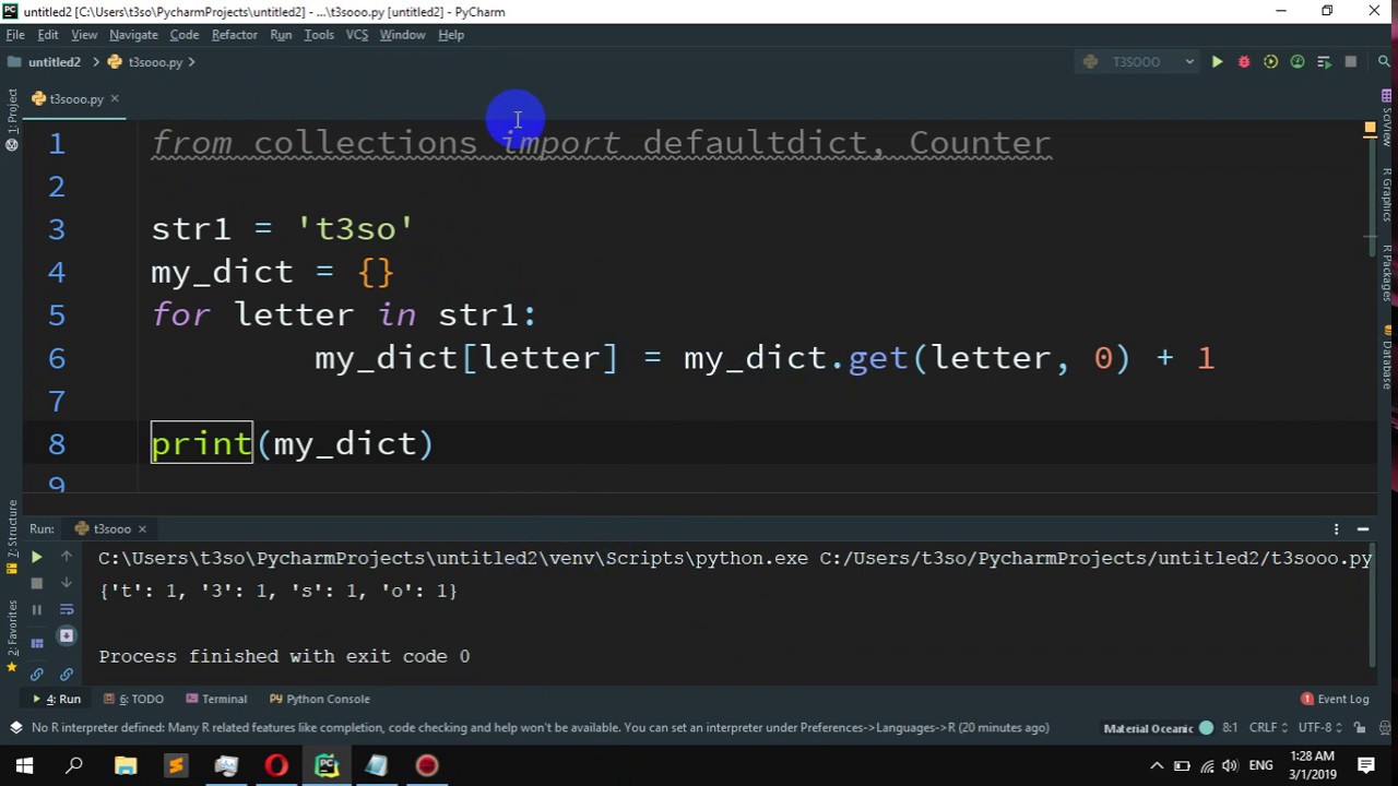 How To Create A Dictionary From A String In Python Youtube