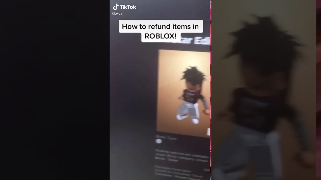 How To Refund Items In Roblox Youtube