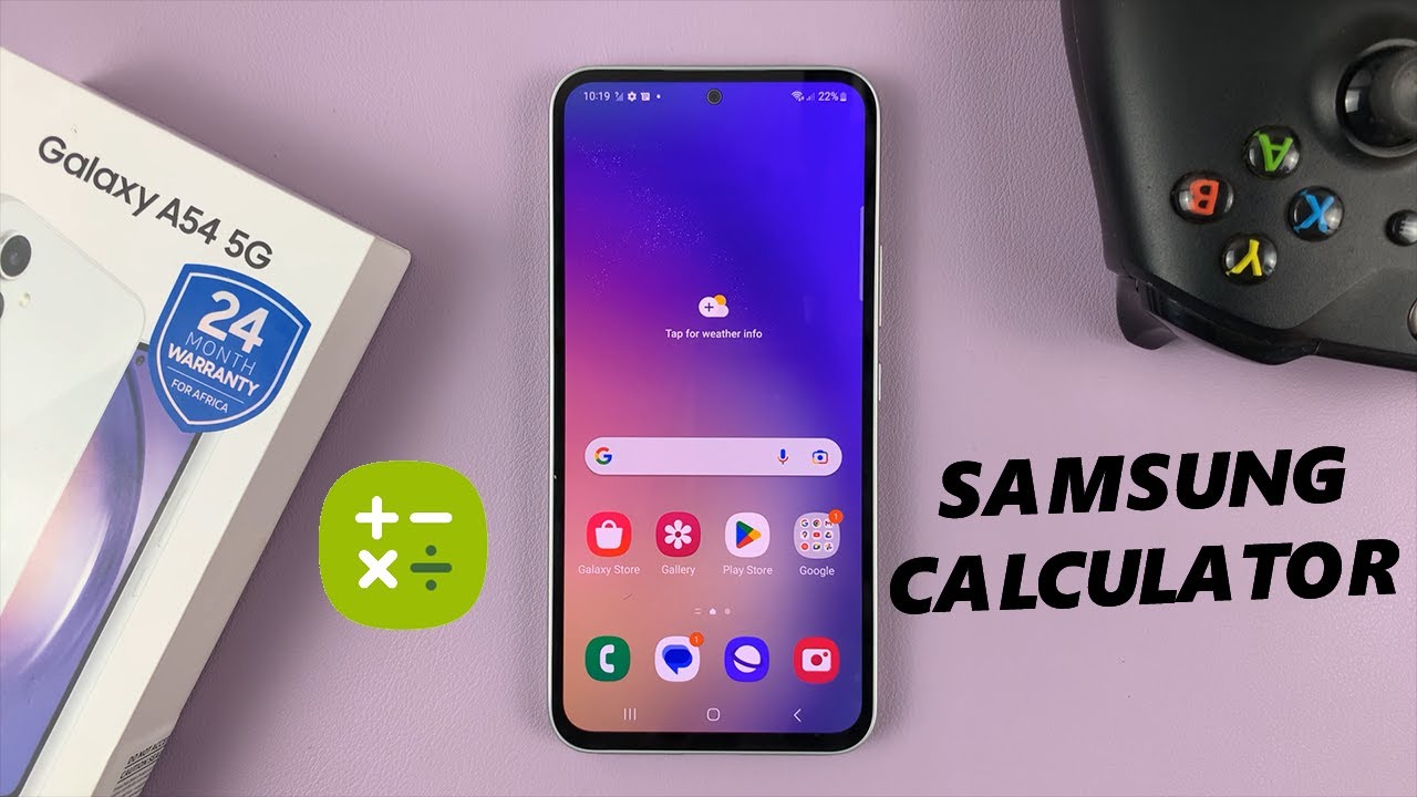 How To Install Samsung Calculator On Samsung Galaxy A54 5g Youtube