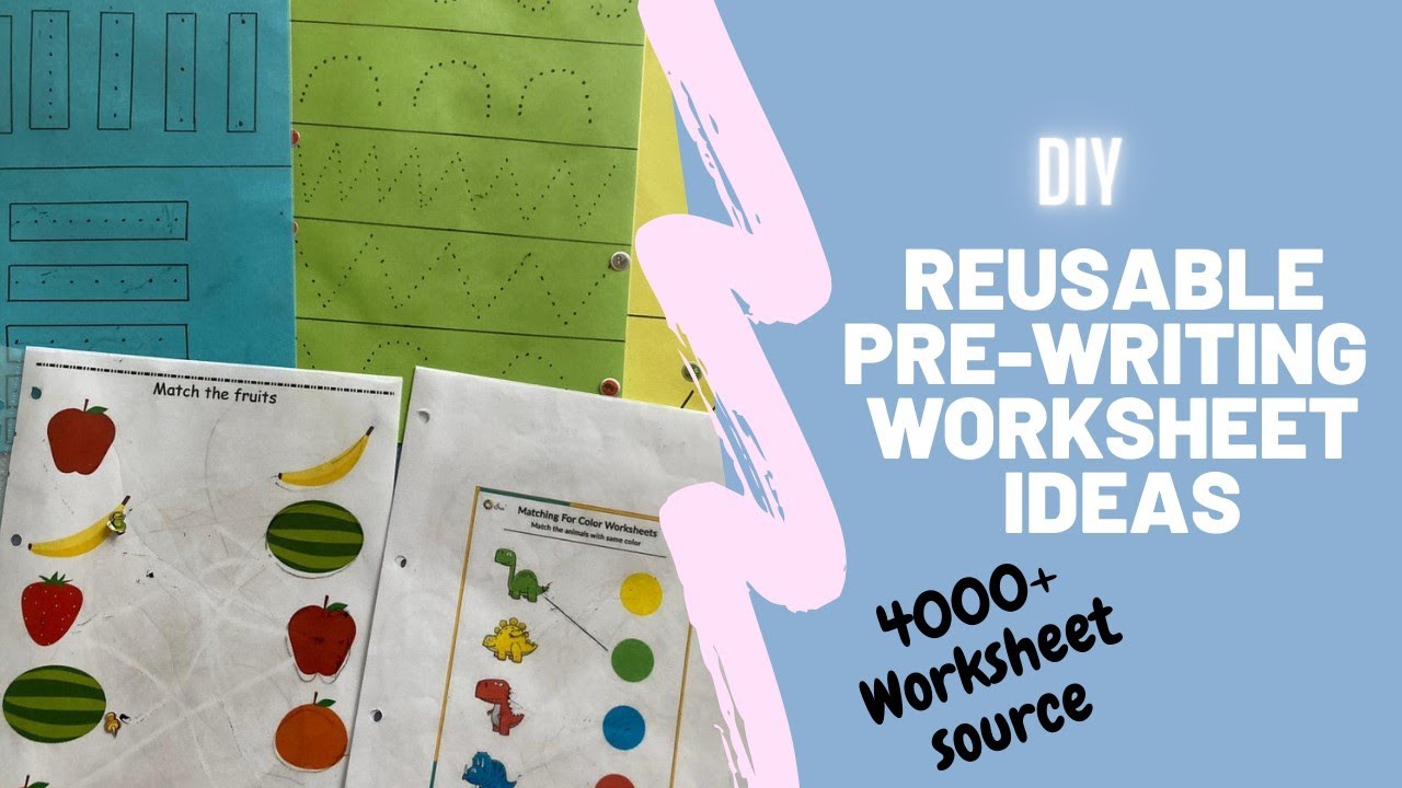 How To Make Reusable Worksheets For Kids Free 4000 Online Worksheet