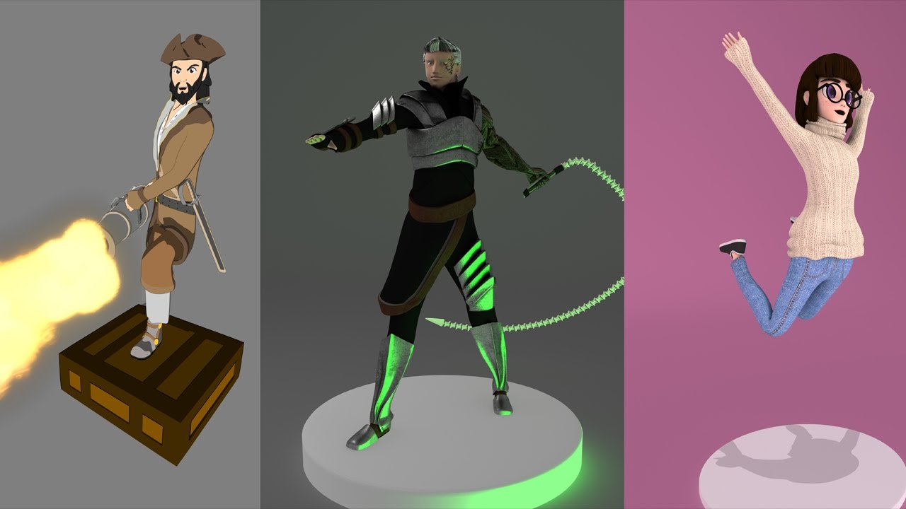 Character Modeling Demo Reel By Robert Hedstrom Youtube