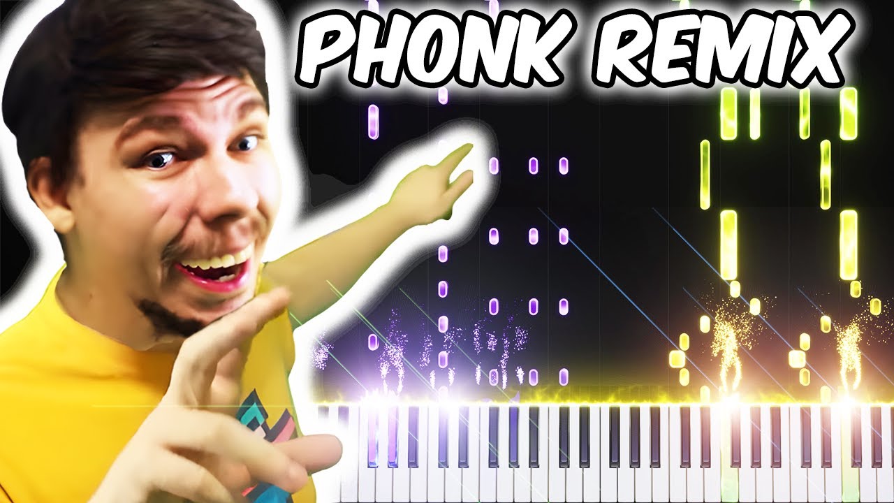 Mr Beast Phonk Piano Tutorial Sheets Midi Youtube