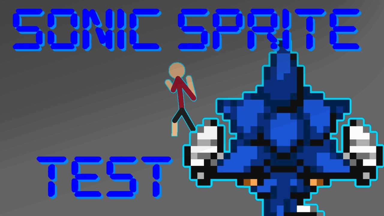 Sonic Sprite Test Stick Nodes Youtube