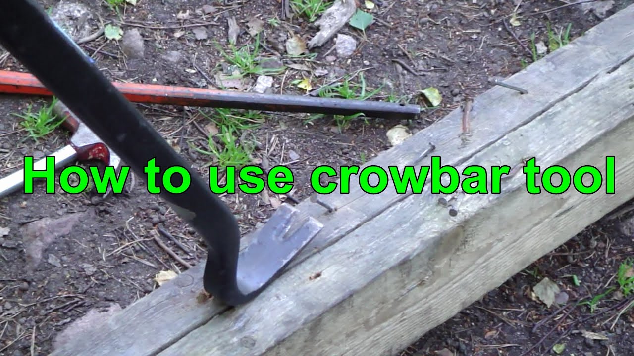 How To Use Crowbar Tool Youtube