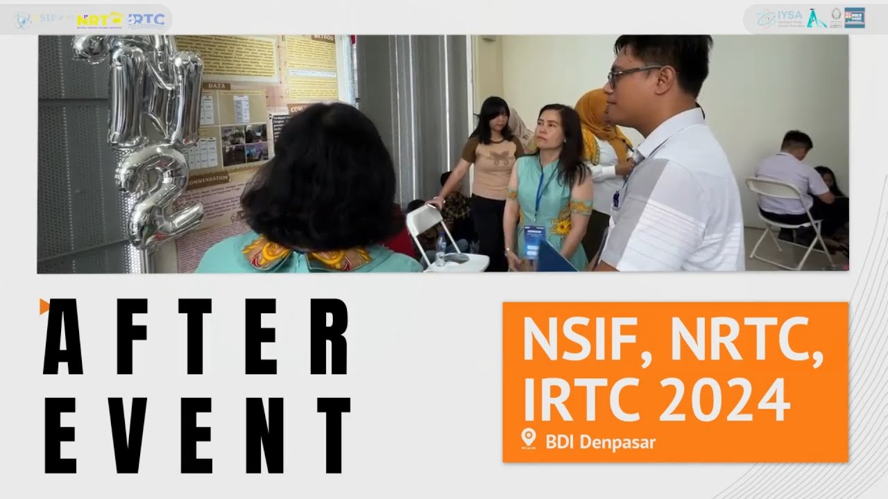 After Event Nsif Nrtc Irtc 2024 Youtube