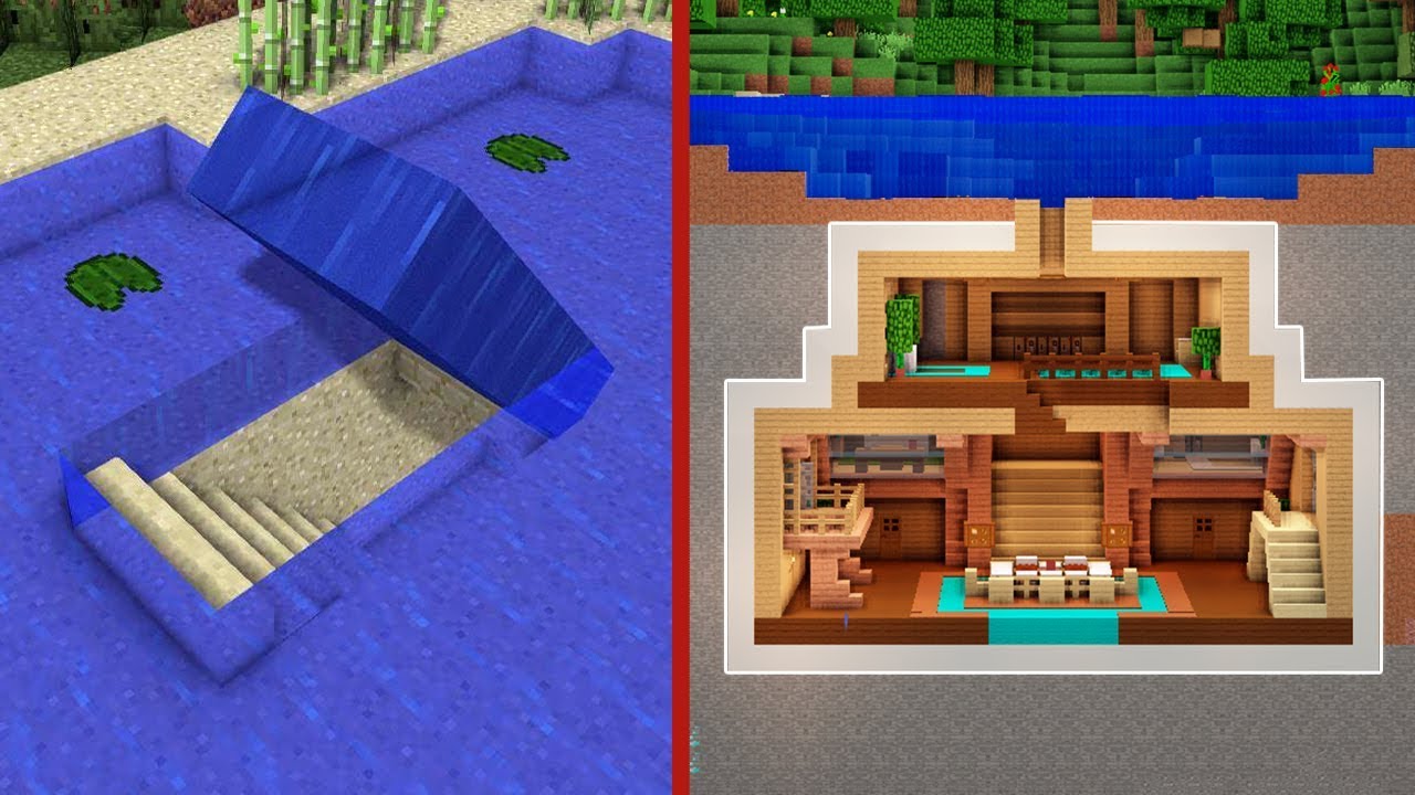 How To Make A Secret Underwater Base In Minecraft