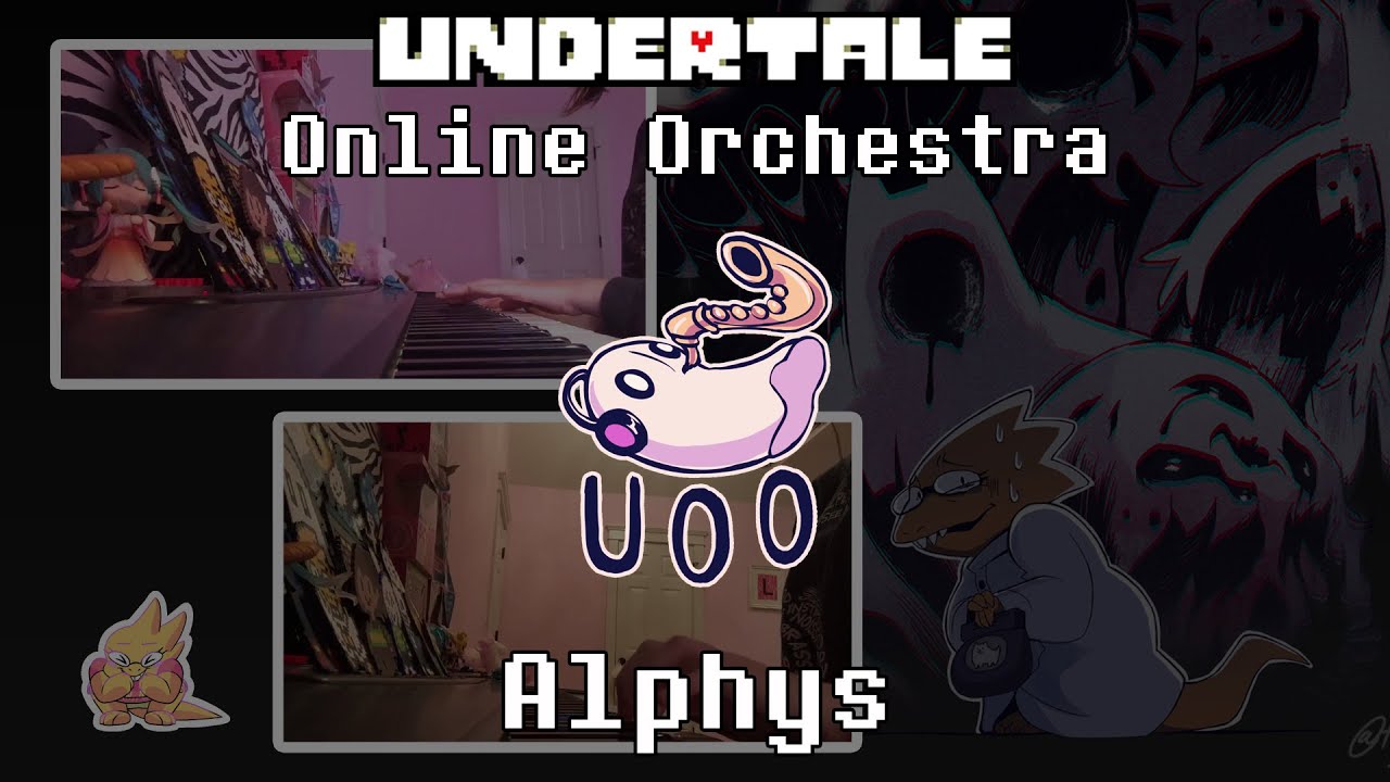 Alphys Undertale Online Orchestra Member Remix Youtube