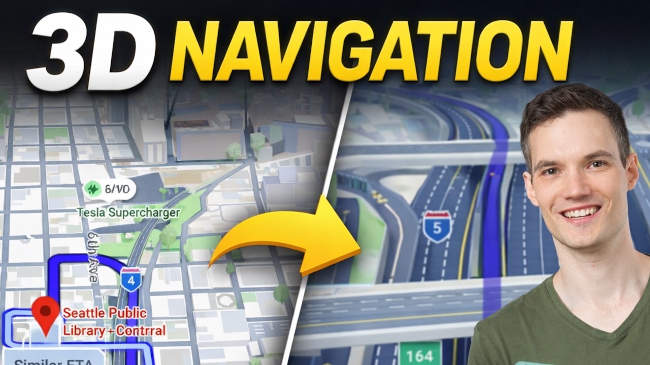 Google Maps Just Changed Driving Forever New 3d Navigation Youtube