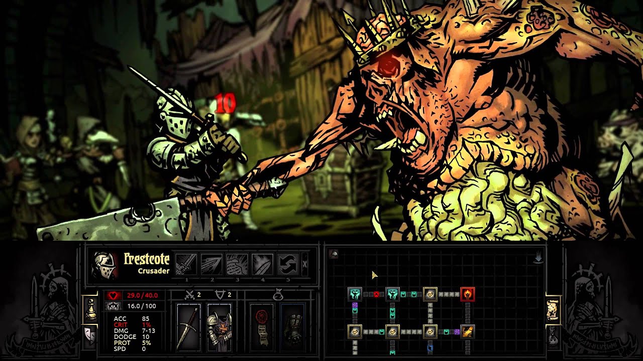 Darkest Dungeon Swine Prince Boss Fight Youtube