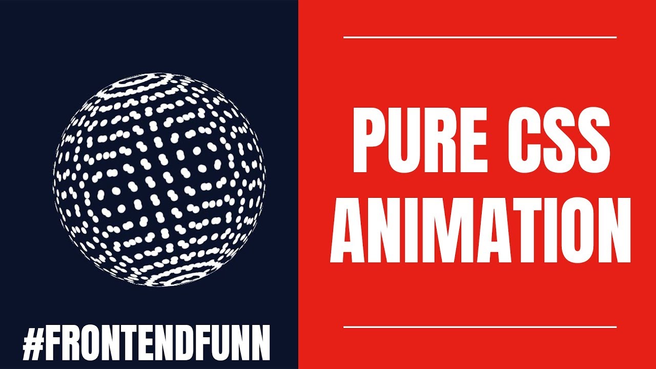 Pure Css Sphere Loading Animation Web Development Youtube