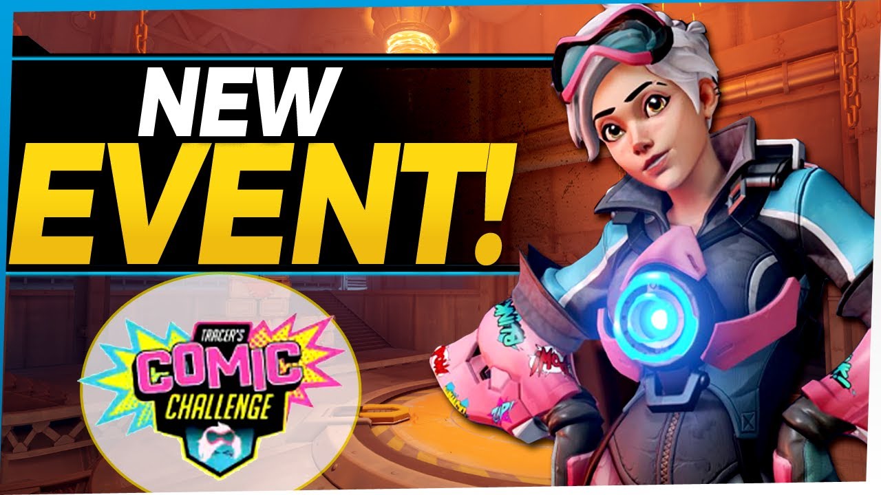 Overwatch New Event Tracer Comic Challenge Youtube