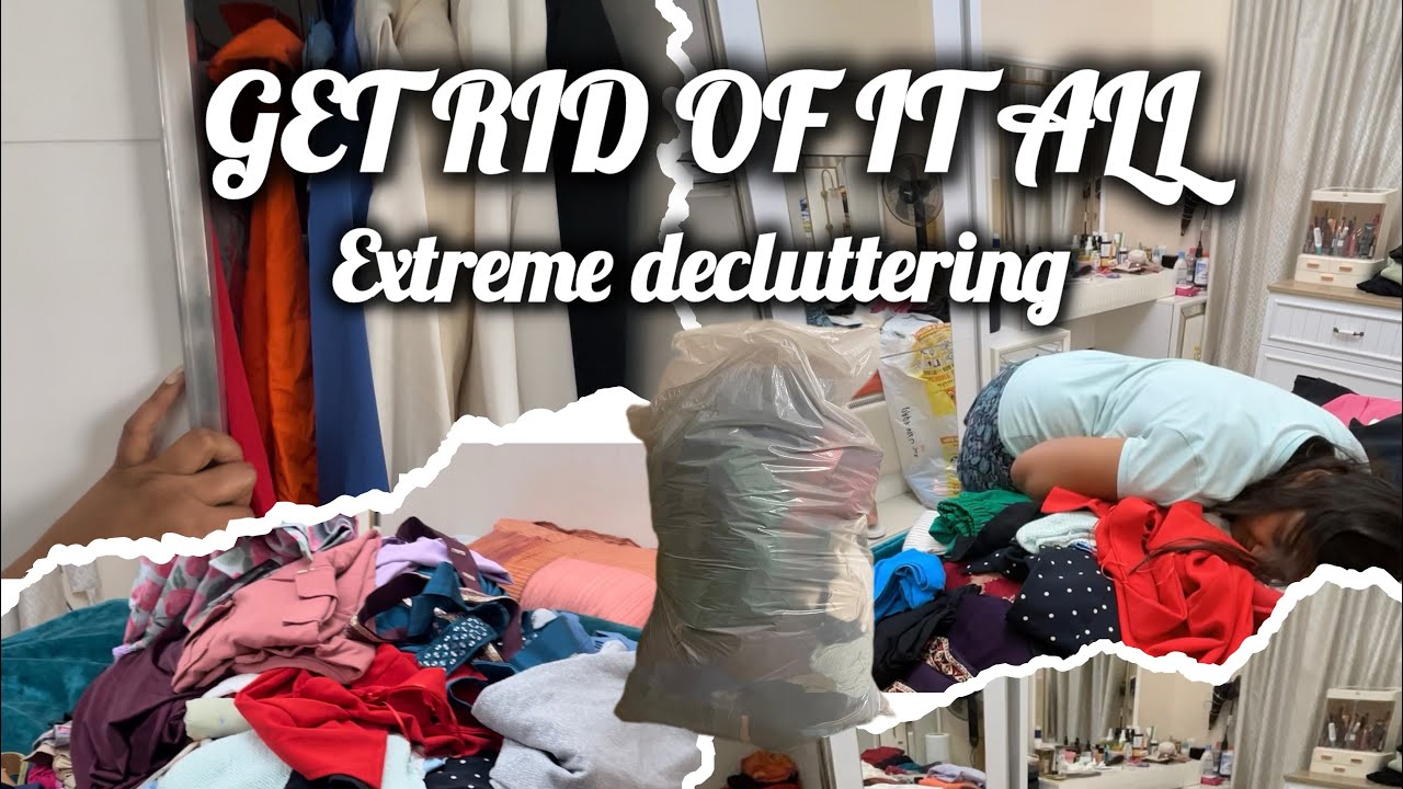 Decluttering Using Marie Kondo Method Get Rid Of Unwanted Clothes