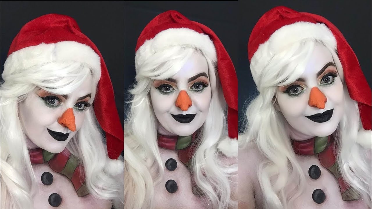 Snowman Makeup Boneca De Neve Youtube
