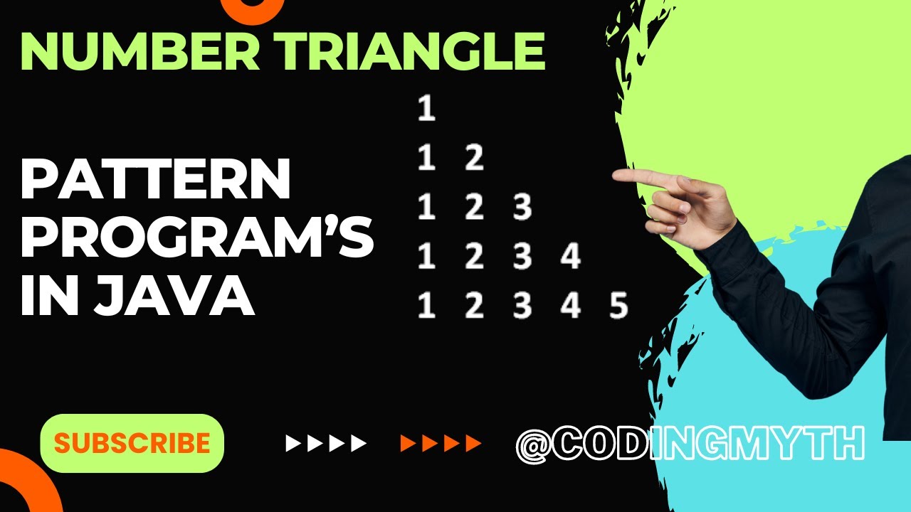 Number Pattern Program Logic In Java Triangle Pattern In Java