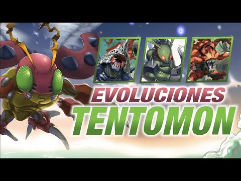 Evoluciones De Tentomon Digimon Youtube