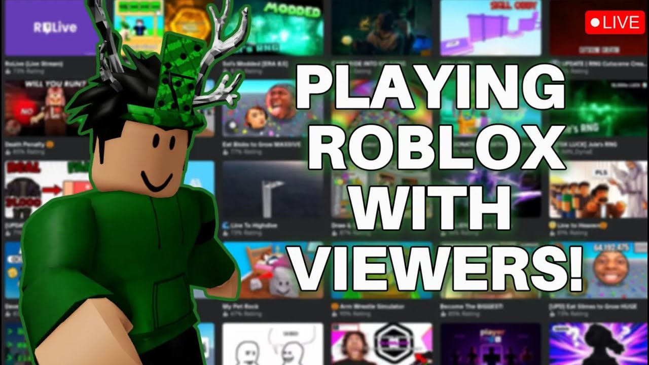 Playing Roblox Live With Viewers For Fun Youtube