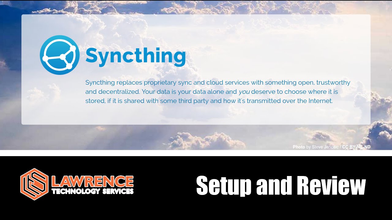 Setup And Review Of Syncthing The Open Source File Synchronization