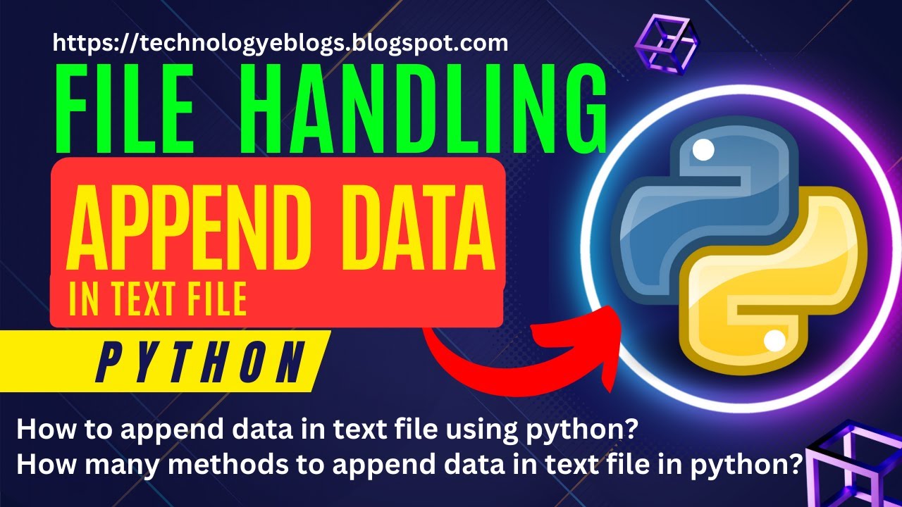 Append Data In Text File In Python How To Append Data In Text File In