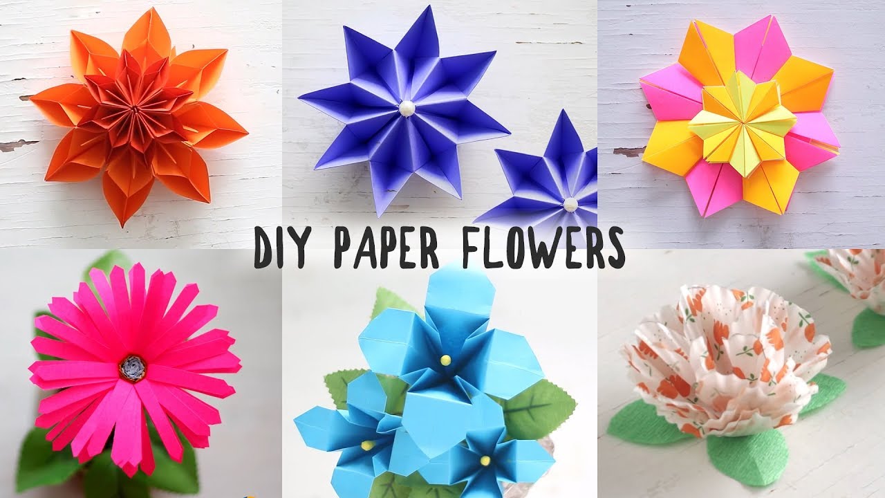 Paper Flowers Easy Diy Best Flower Site