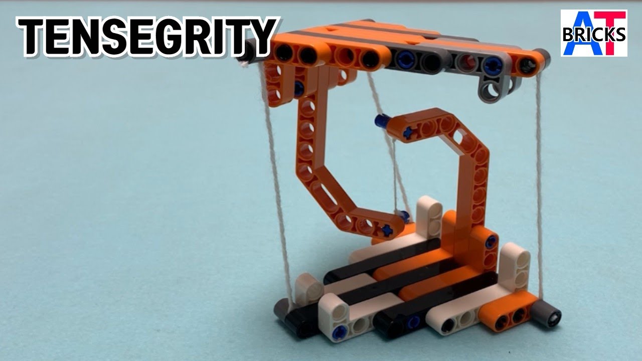Lego Tensegrity Structure Tutorial 레고 공중에 띄우는 텐세그리티 만들기 Youtube