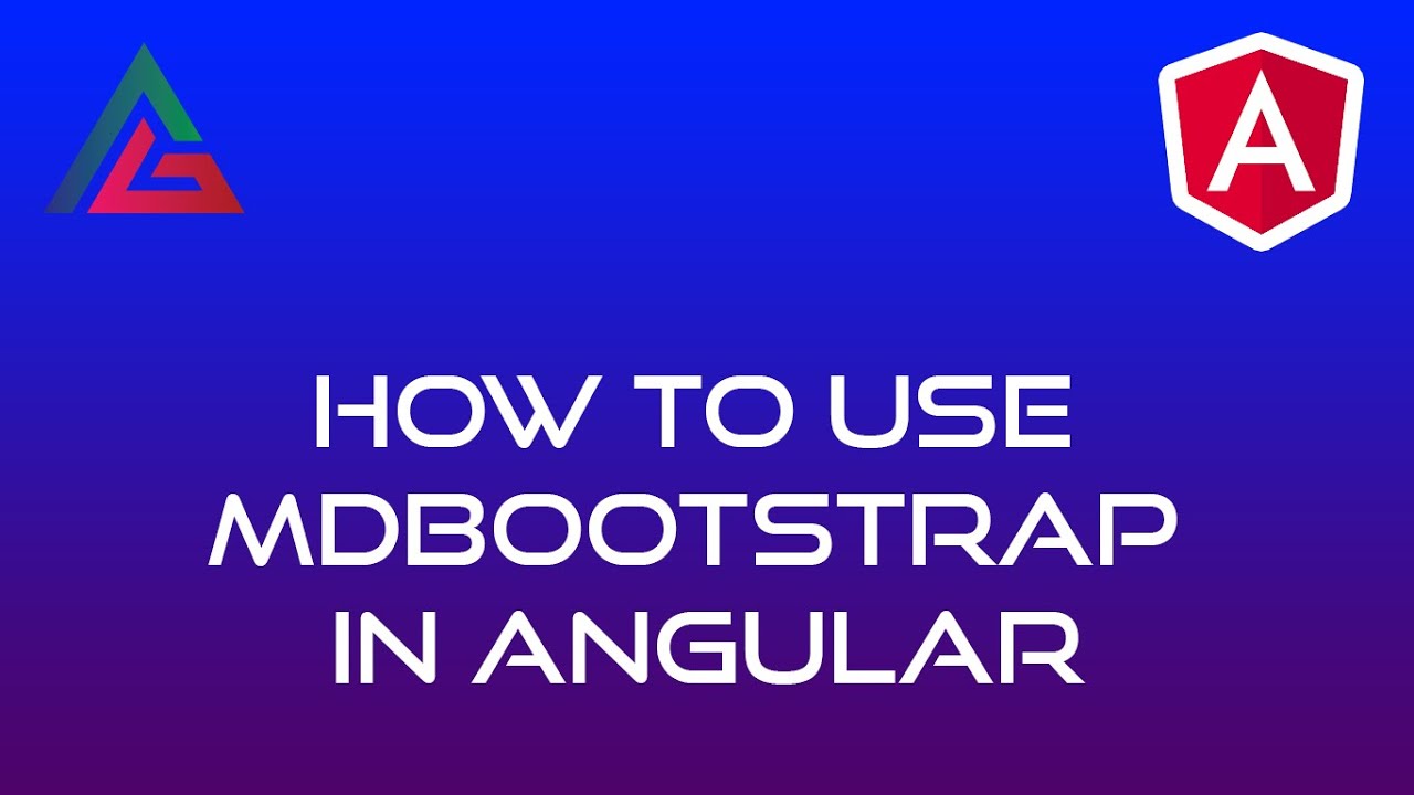 How To Use Mdbootstrap In Angular I Mdbootstrap In Angular Youtube