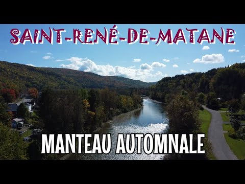 Le Village De Saint René De Matane La Rivière Matane Pont Couvert Et