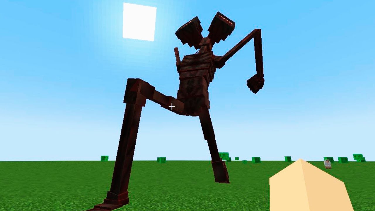 Siren Head The Arrival Beta Mod In Minecraft Youtube