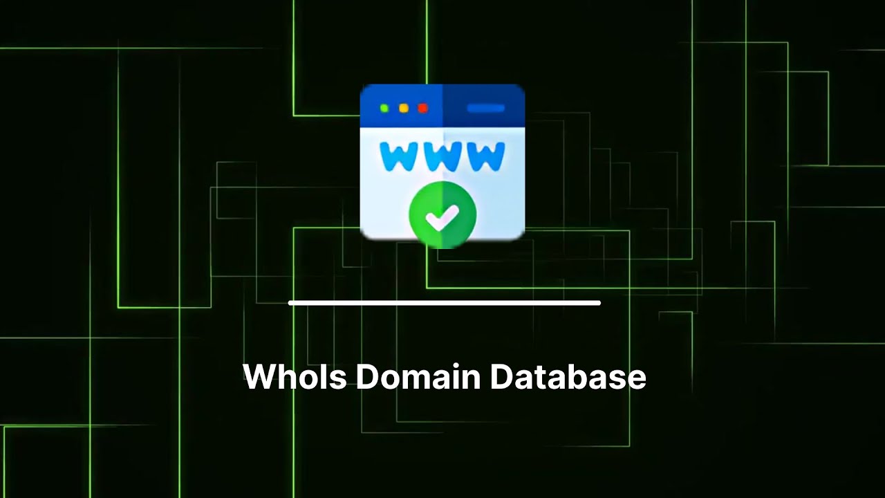 How To Use Whois Domain Database Step By Step Tutorial Youtube