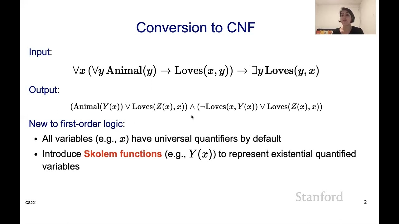 Logic 9 First Order Resolution Stanford Cs221 Ai Autumn 2021