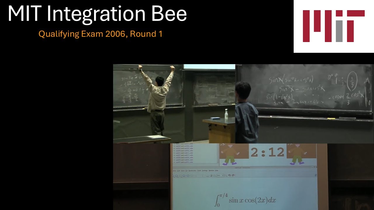 Mit Integration Bee 2006 Regular Season Round 1 Youtube