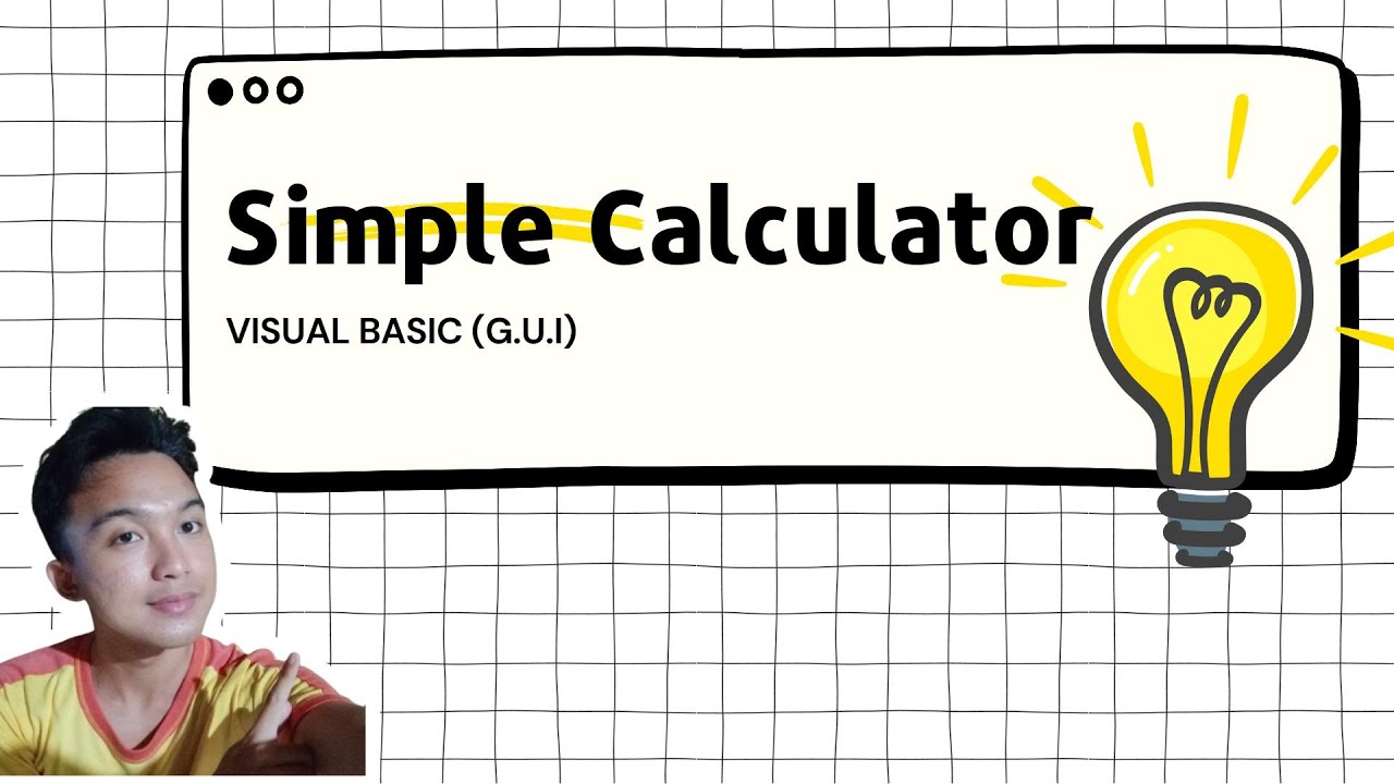 Simple Calculator Visual Basic Program Youtube