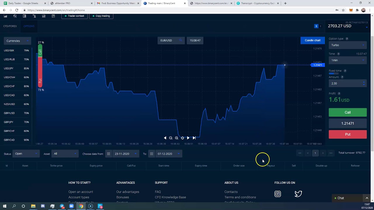 Binarycent Platform Walkthrough Youtube