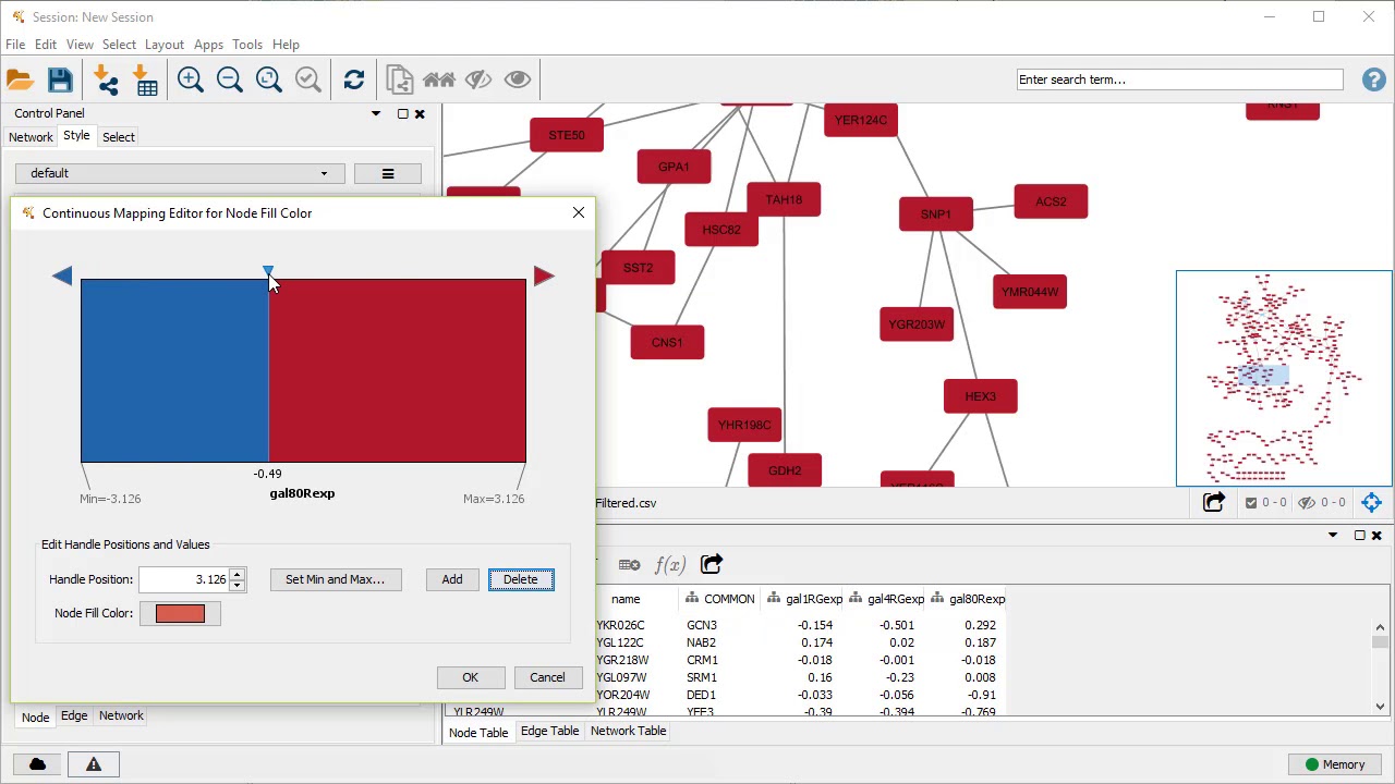 Cytoscape 3 Quickstart Tutorial Basic Expression Analysis Youtube