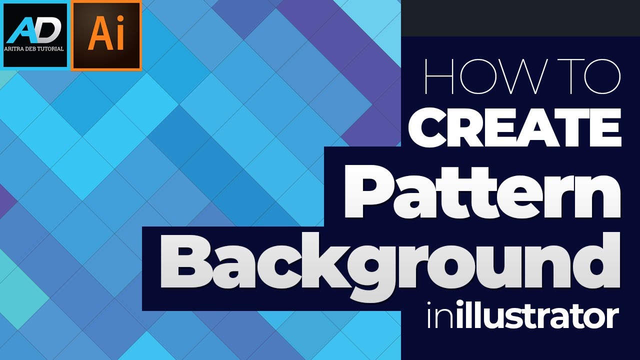 How To Make Pattern Background In Illustrator Adobe Illustrator