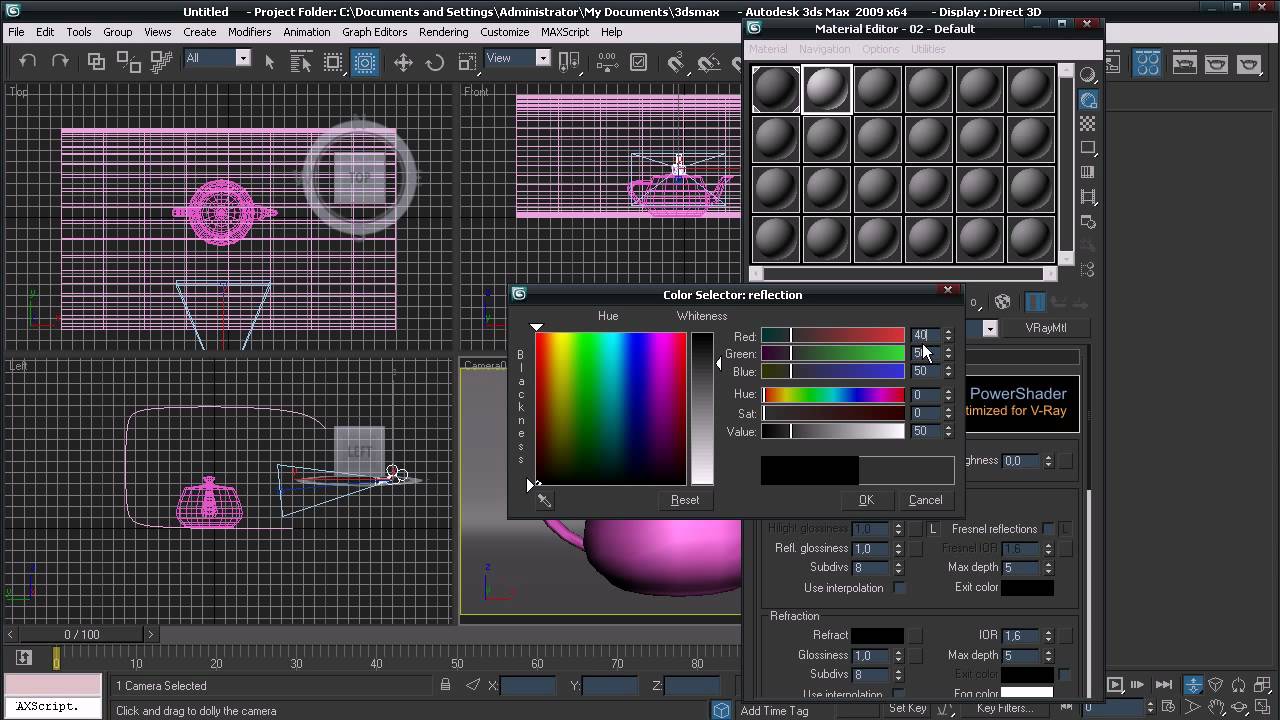 3ds Max Vray Tutorial Studio Render Youtube