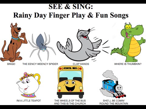 Rainy Day Finger Play Fun Songs Cast Ensemble Now With Smiling