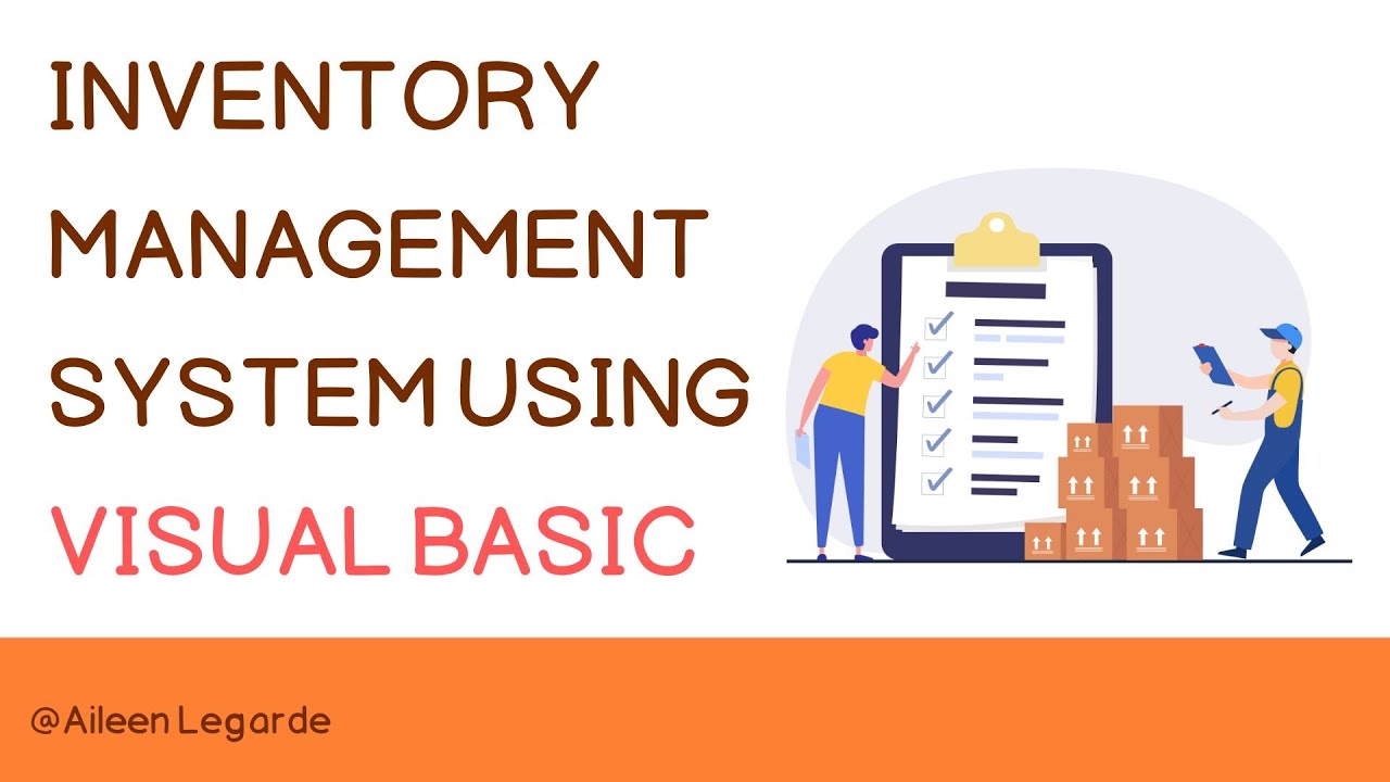 Inventory Management System Using Visual Basic Youtube