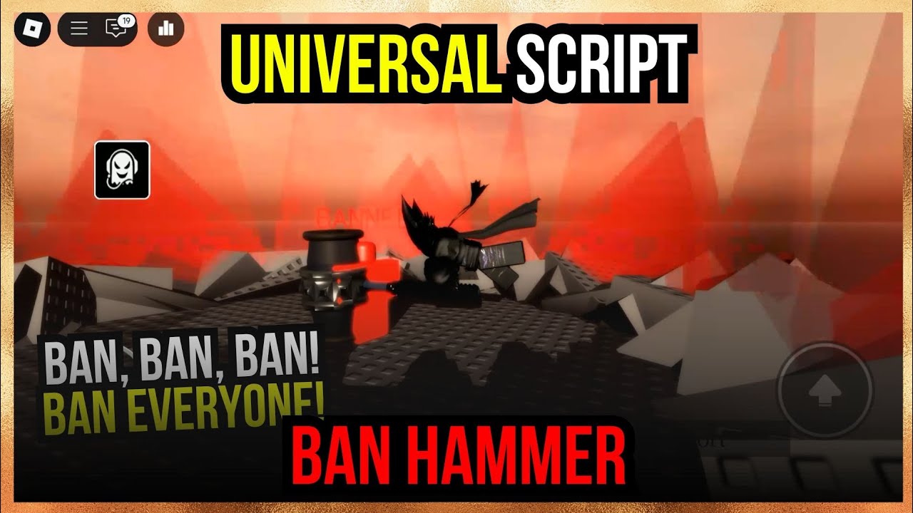 Roblox Universal Script Ban Hammer Ban Everyone Youtube